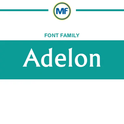 Download Adelon Fonts | MaisFontes