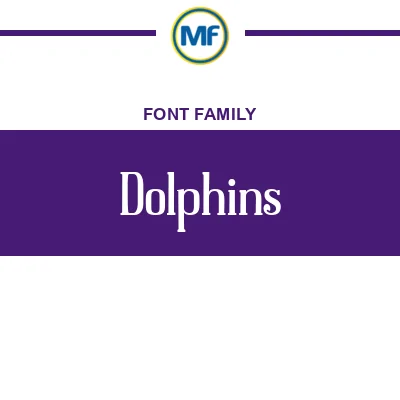 Dolphins Font Family: Download Free | MaisFontes