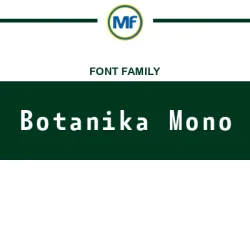 Botanika Mono Semi Bold Font: Free Download | MaisFontes