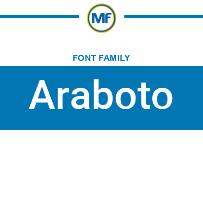 Download Araboto Fonts | MaisFontes