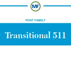 Transitional 511 Font: Free Download | MaisFontes
