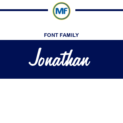 Download Jonathan Fonts | MaisFontes