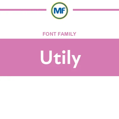 Utily Font Family: Download Free | MaisFontes