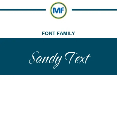 Download Sandy Text Fonts | MaisFontes