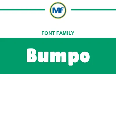 Bumpo Font Family: Download Free | MaisFontes