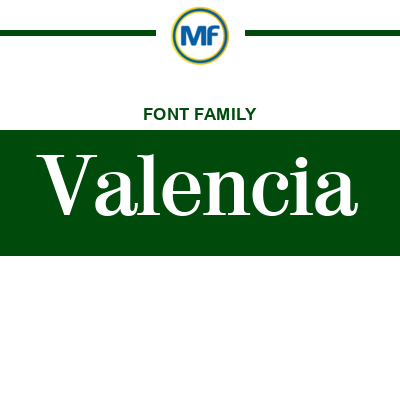 Valencia Font Family: Download Free | MaisFontes