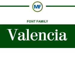 Valencia Bold: Free Font Download | MaisFontes