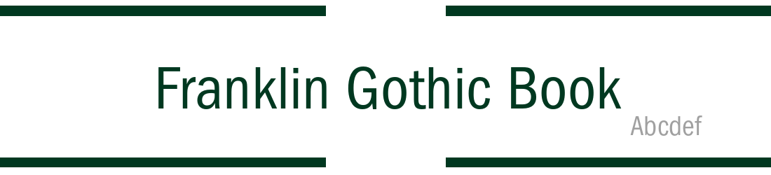 ITC Franklin Gothic Book: Descargar Fuente Gratis | MaisFontes