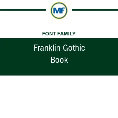 Download ITC Franklin Gothic Book Fonts | MaisFontes