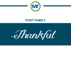 Thankful Script: Free Font Download | MaisFontes