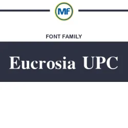 EucrosiaUPC Font: Free Download | MaisFontes