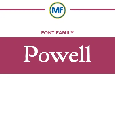 Download LTC Powell Fonts | MaisFontes