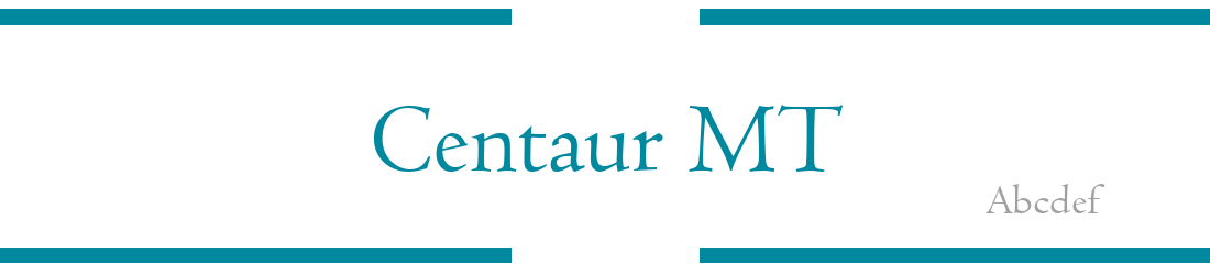 Centaur MT Font: Free Download | MaisFontes