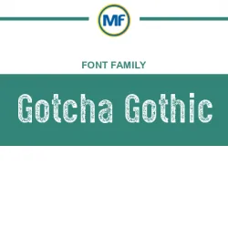 Gotcha Gothic Stamp: Free Font Download | MaisFontes