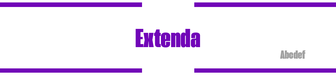 Extenda 30 Deca Font: Free Download | MaisFontes