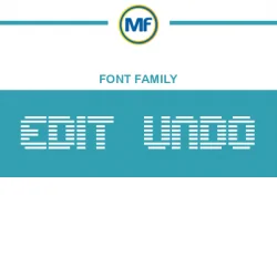 Edit Undo BRK: Free Font Download | MaisFontes
