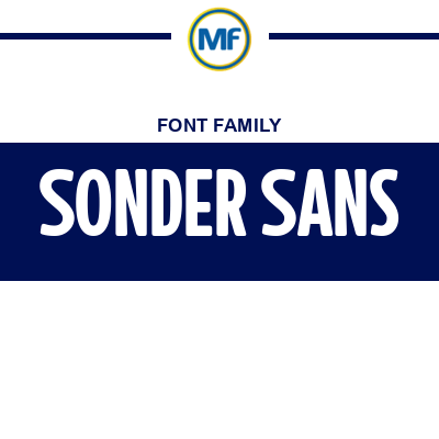 Download Sonder Sans Fonts | MaisFontes