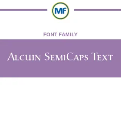 Alcuin SemiCaps Text Bold: Free Font Download | MaisFontes