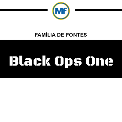 Baixar Fontes Black Ops One (Google Fonts) | MaisFontes