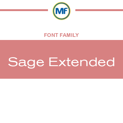 Download Sage Extended Fonts | MaisFontes