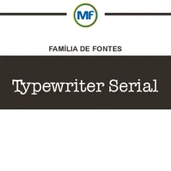 Typewriter Serial Xbold: Baixar Fonte Grátis | MaisFontes
