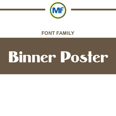 Download Binner Poster Fonts | MaisFontes