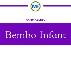 Bembo Infant MT Std Bold: Free Font Download | MaisFontes