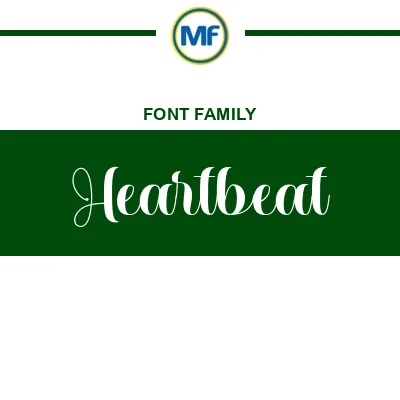 Download Heartbeat Fonts | MaisFontes