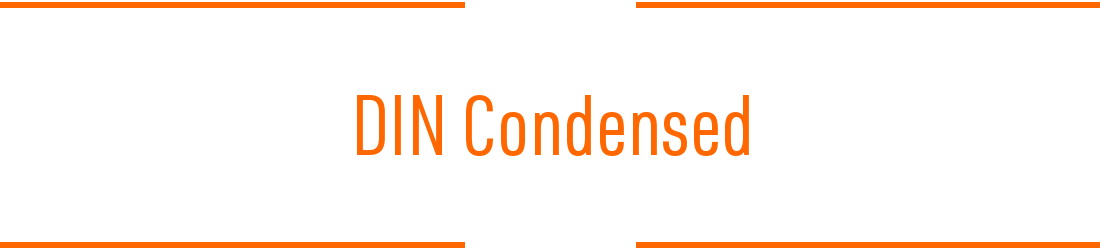 URW DIN Condensed Font Family: Free Download | MaisFontes