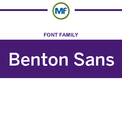 Download Benton Sans Fonts | MaisFontes