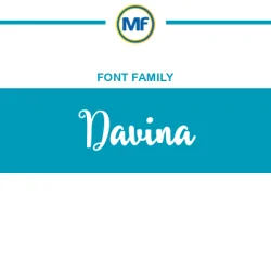 Davina: Free Font Download | MaisFontes