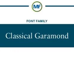 Classical Garamond Font: Free Download | MaisFontes