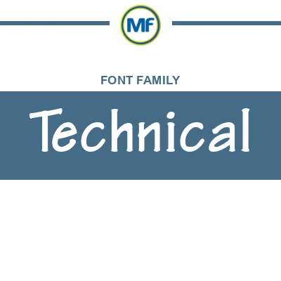 Download Technical Fonts | MaisFontes