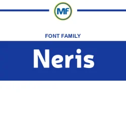 Neris Black Font: Free Download | MaisFontes