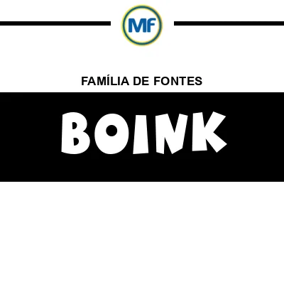 Boink Família de Fontes: Baixe Grátis | MaisFontes