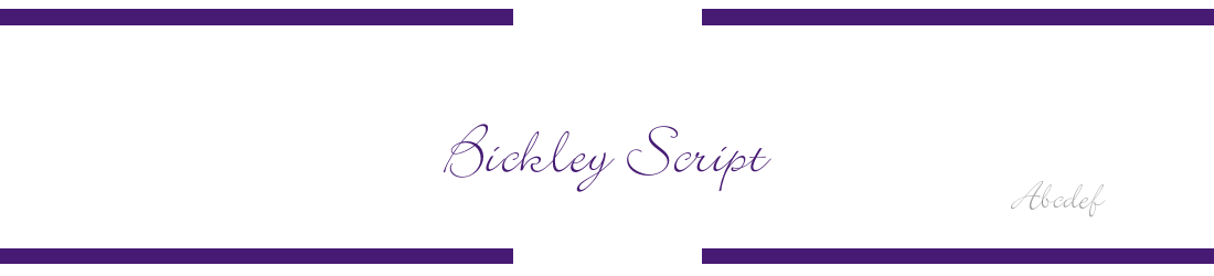 Bickley Script: Download Free Font | MaisFontes