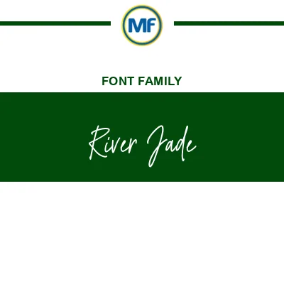 Download River Jade Fonts | MaisFontes