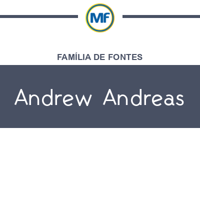 Andrew Andreas Família de Fontes: Baixe Grátis | MaisFontes