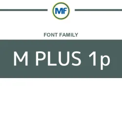 M PLUS 1p ExtraBold Font: Free Download | MaisFontes