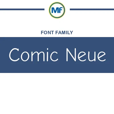Download Comic Neue Fonts (Google Fonts) | MaisFontes