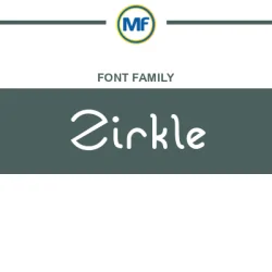 Zirkle One Regular: Free Font Download | MaisFontes