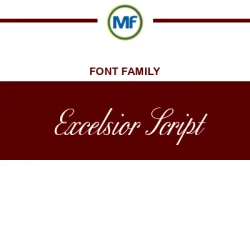 Excelsior Script: Free Font Download | MaisFontes