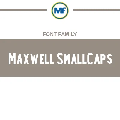 Maxwell SmallCaps Font Family: Download Free | MaisFontes