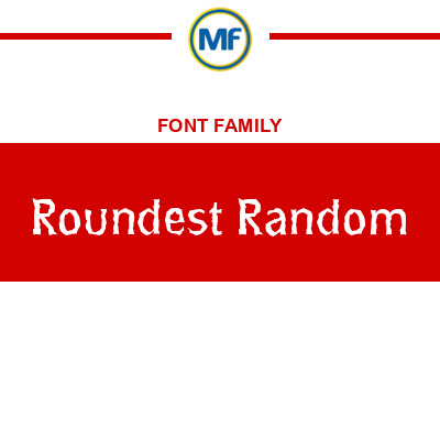 Roundest Random Font Family: Download Free | MaisFontes