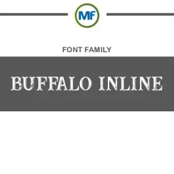Buffalo inline 1 grunge Font: Free Download | MaisFontes