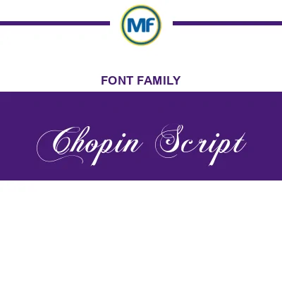 Chopin Script Font Family: Download Free | MaisFontes
