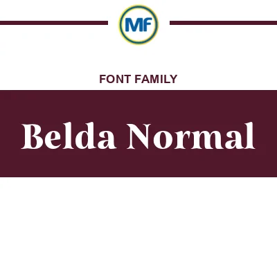 Download Belda Normal Fonts | MaisFontes