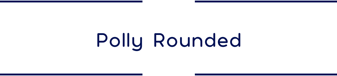 Polly Rounded Regular: Free Font Download | MaisFontes