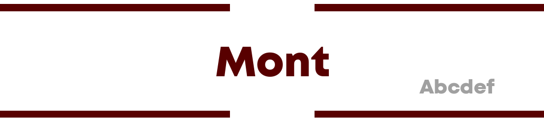 Mont Regular Font: Free Download | MaisFontes