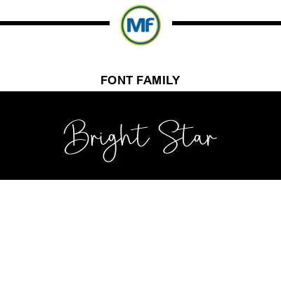 Bright Star Font Family: Download Free | MaisFontes